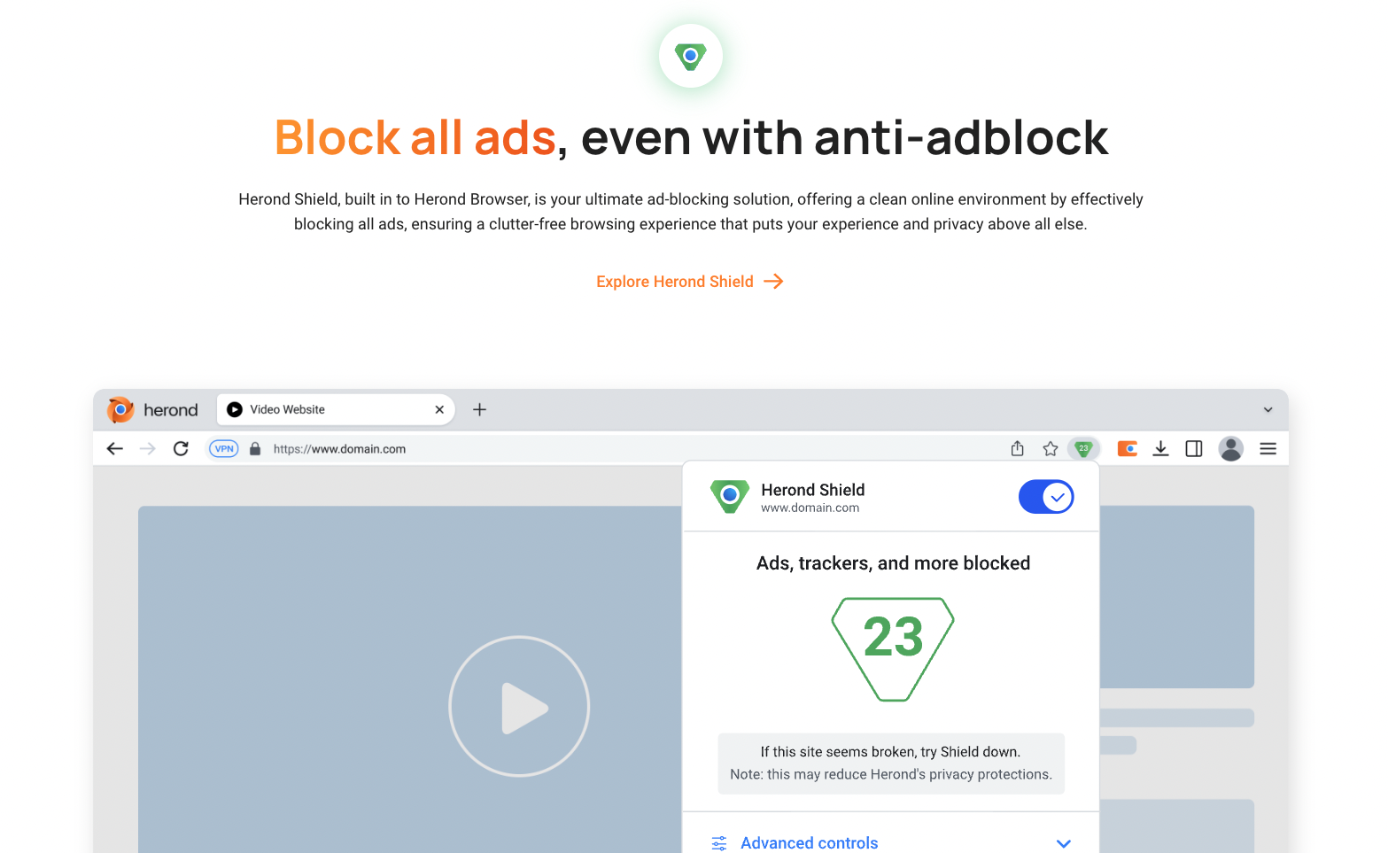 Herond Shield: Adblock for 3x browsing speed - Herond Blog