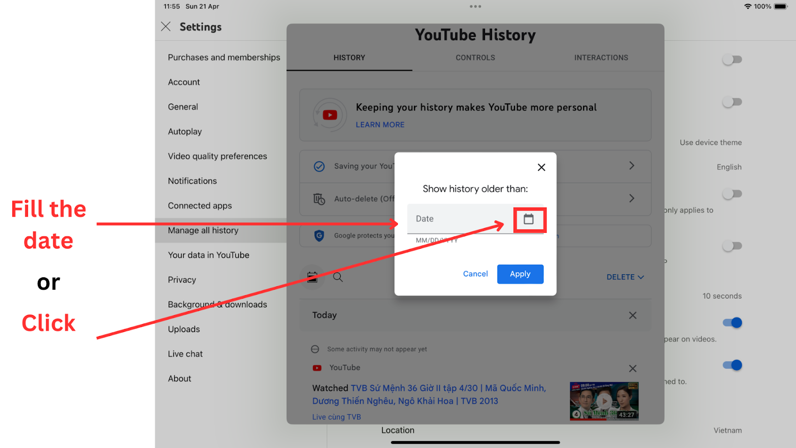 How to Filter Your YouTube Watch History by Date