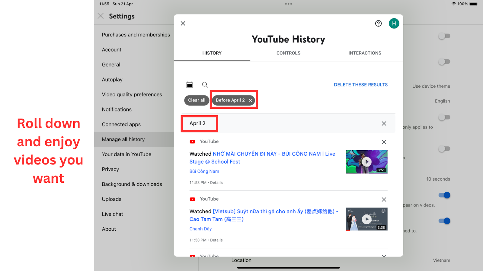 How to Filter Your YouTube Watch History by Date