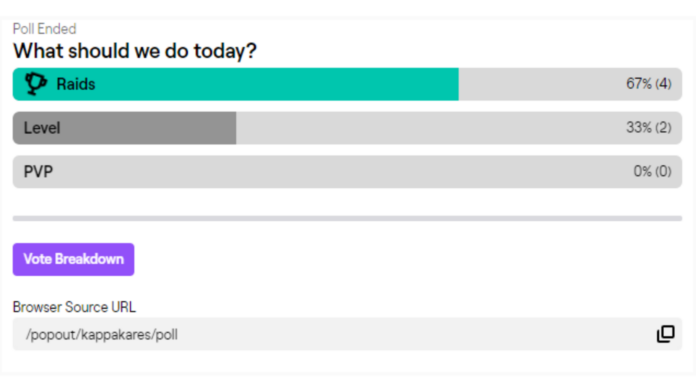 How to make a poll on twitch