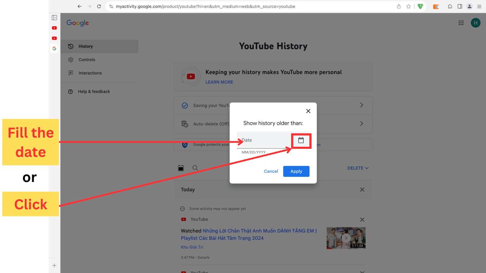 How to Filter Your YouTube Watch History by Date