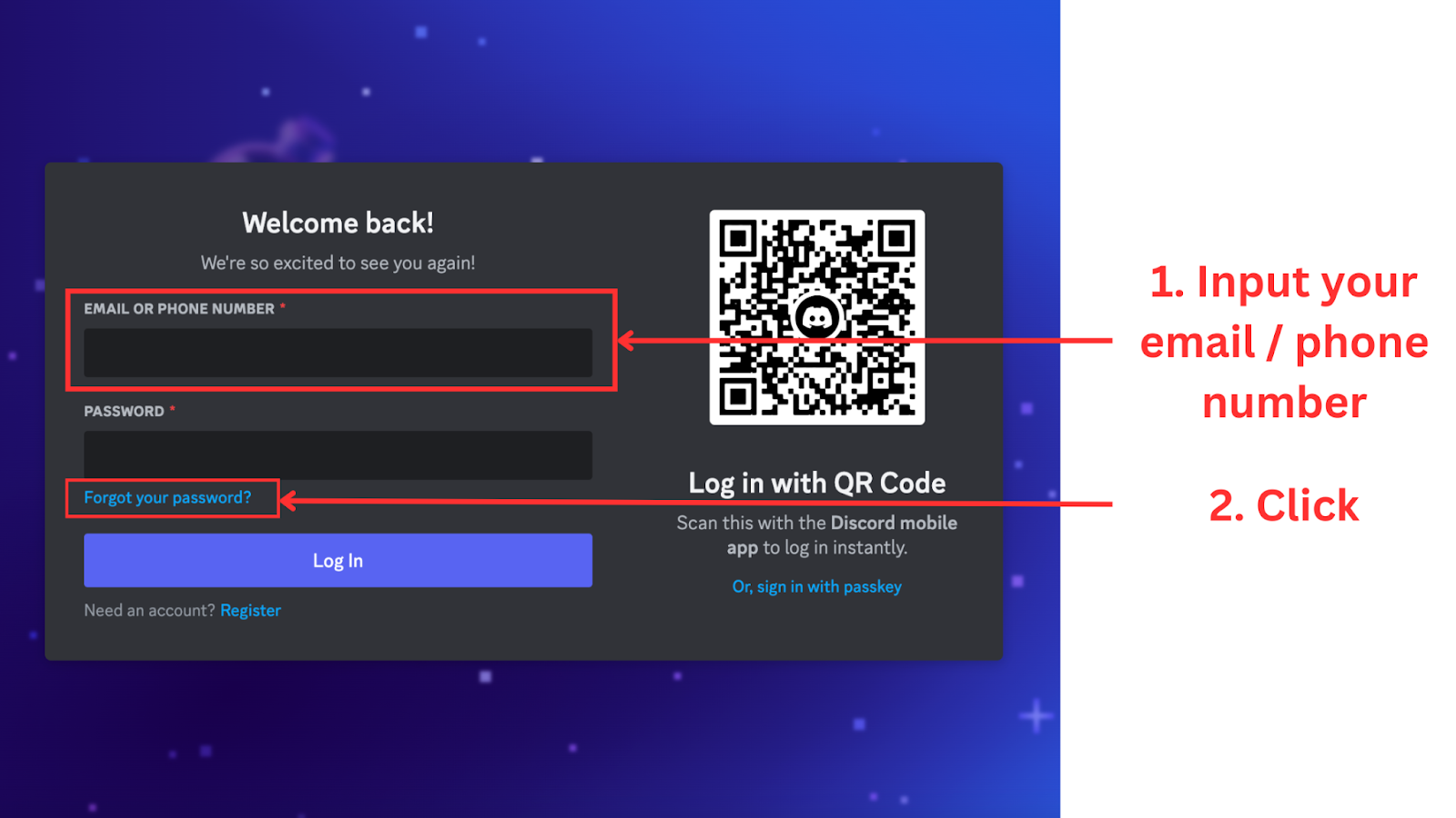 What to do if you forgot Discord password