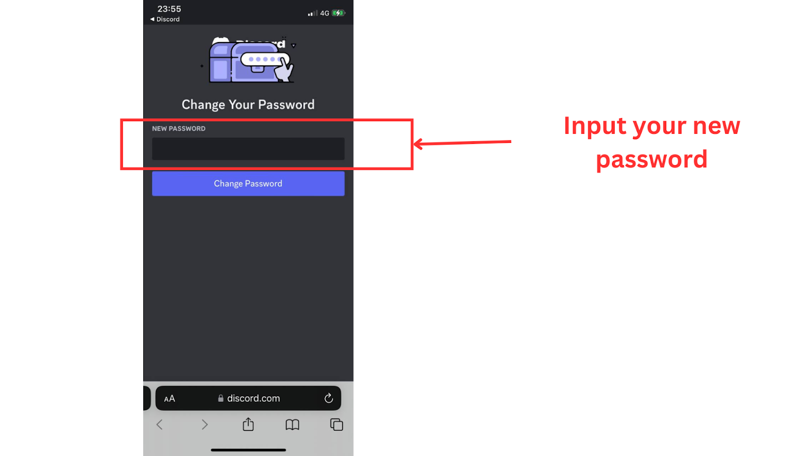 What to do if you forgot Discord password